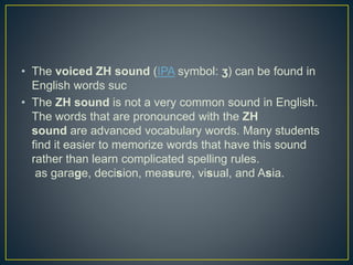 The consonant sounds [s], [ƒ | PPTX