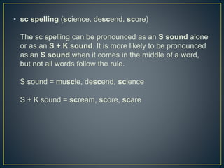 The consonant sounds [s], [ƒ | PPTX