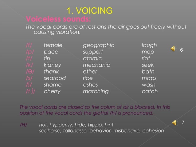 The consonant system | PPT