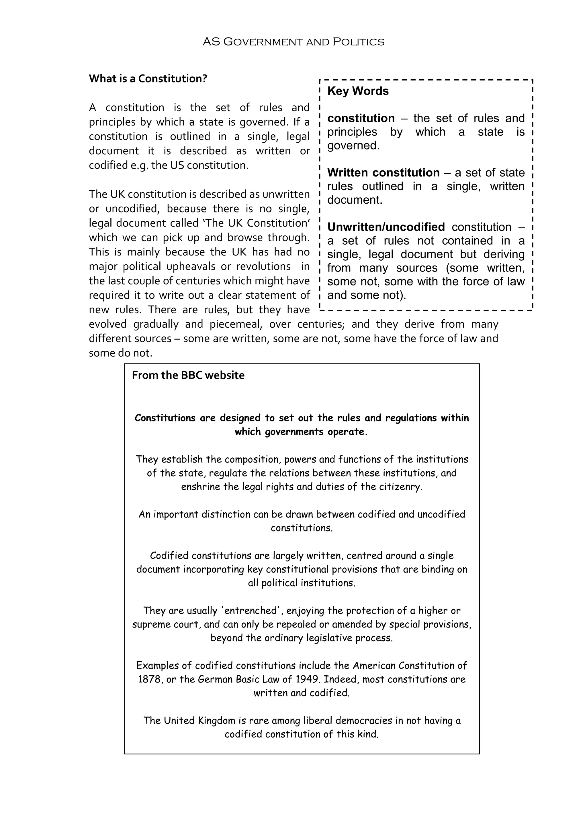 The constitution | PDF