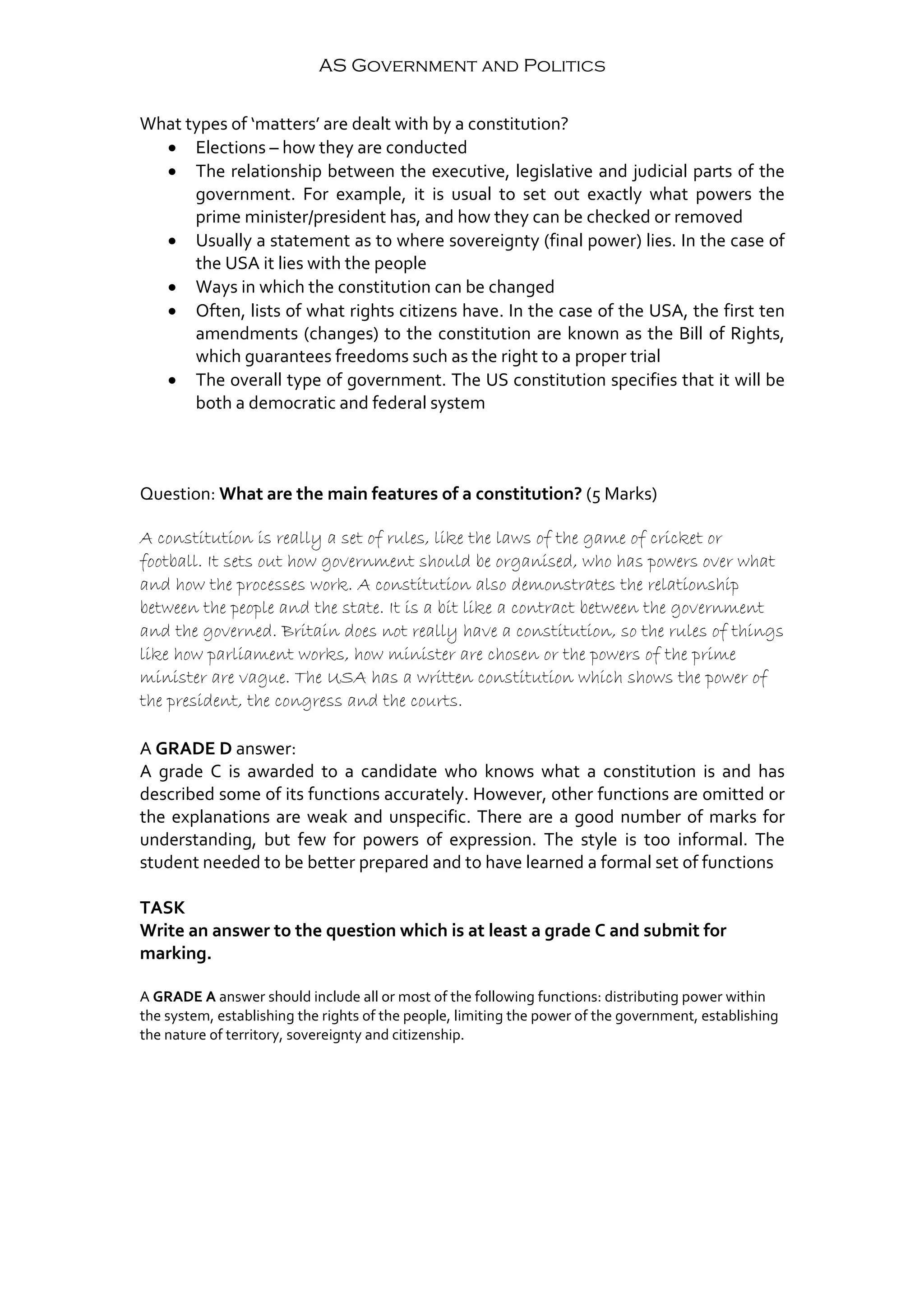 The constitution | PDF