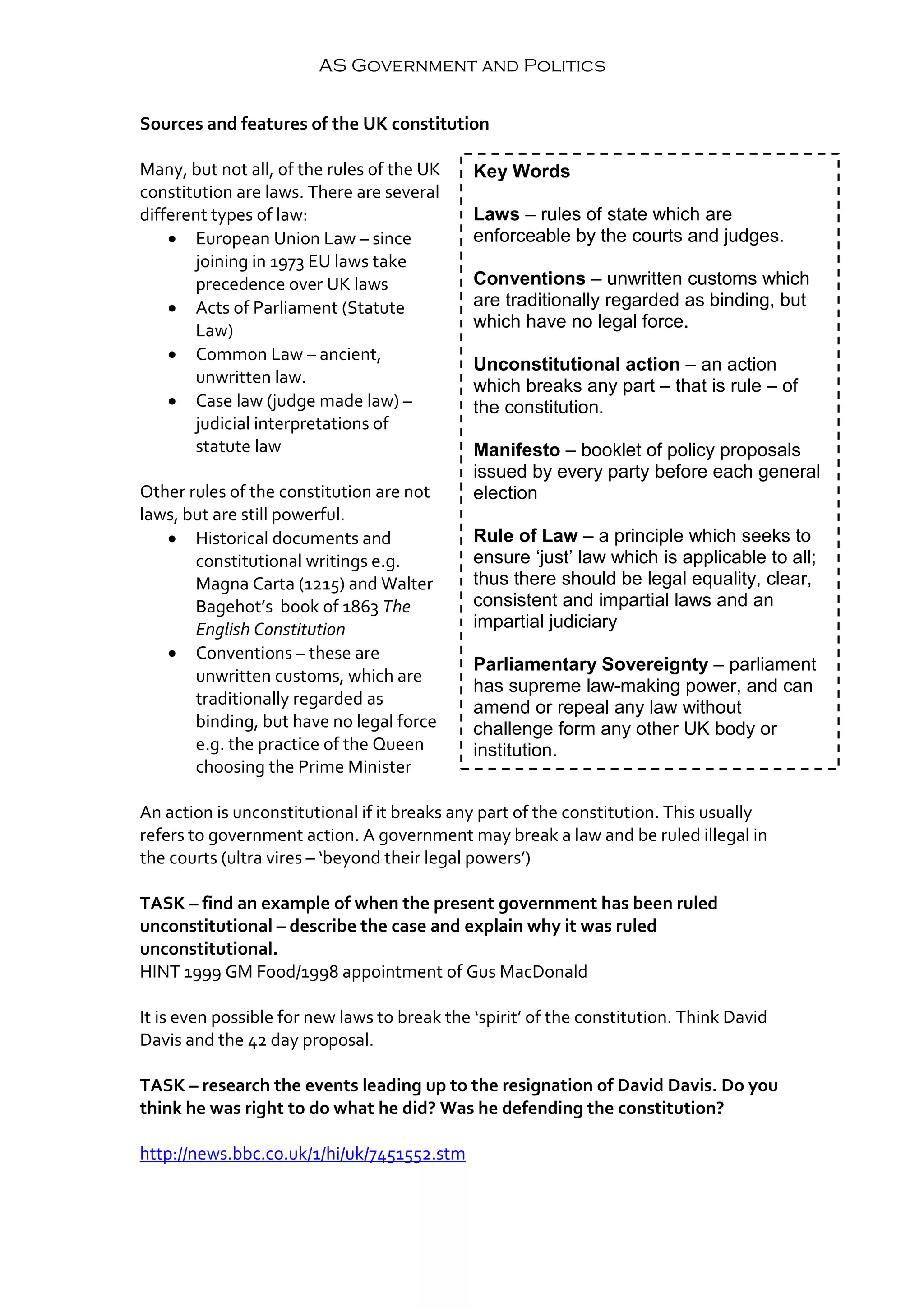 The constitution | PDF