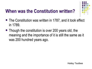 The constitution | PPT