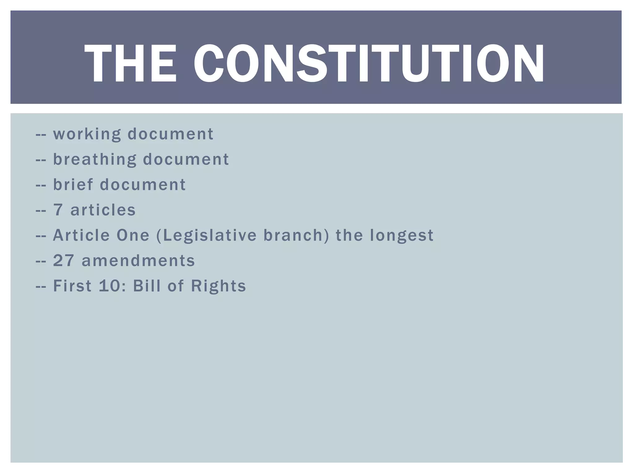The Constitution | PPT