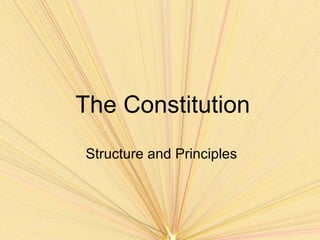 The constitution structure | PPT