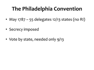 The constitutional convention | PPTX