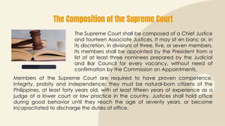The constitution and courts | PPTX