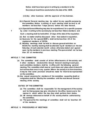 The constitution and rules of butsilitsa community development ...