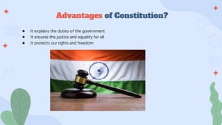 The Constitution, Government and Law making bodies . | PDF