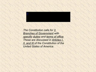 The constitution articles 1 and 2 | PPT