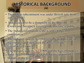 The constitution of india | PPTX