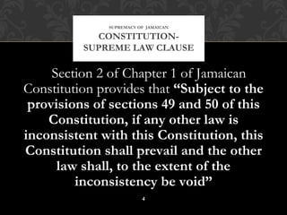 The constitution of jamaica | PPT