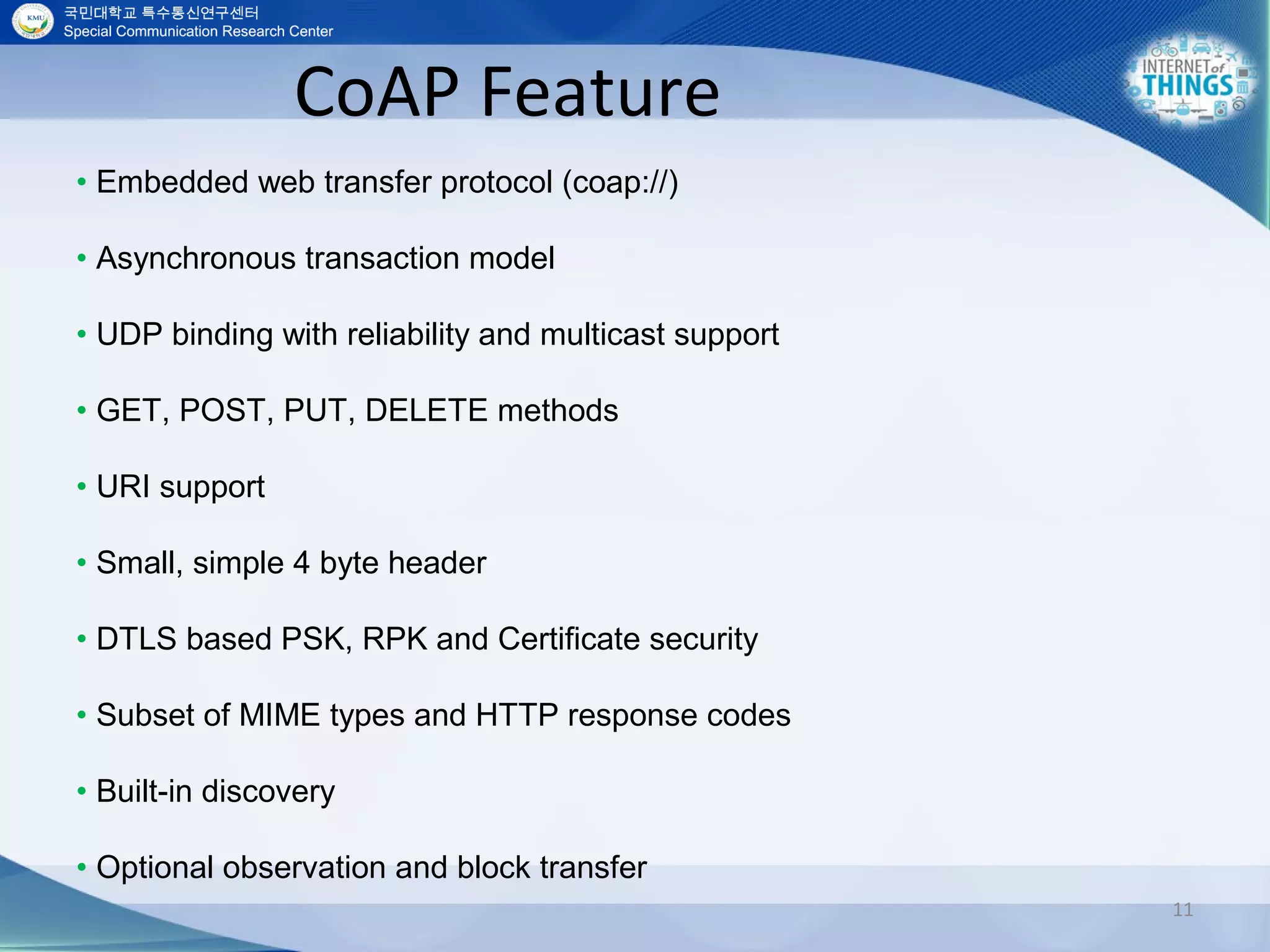 The constrained application protocol (coap) | PPT