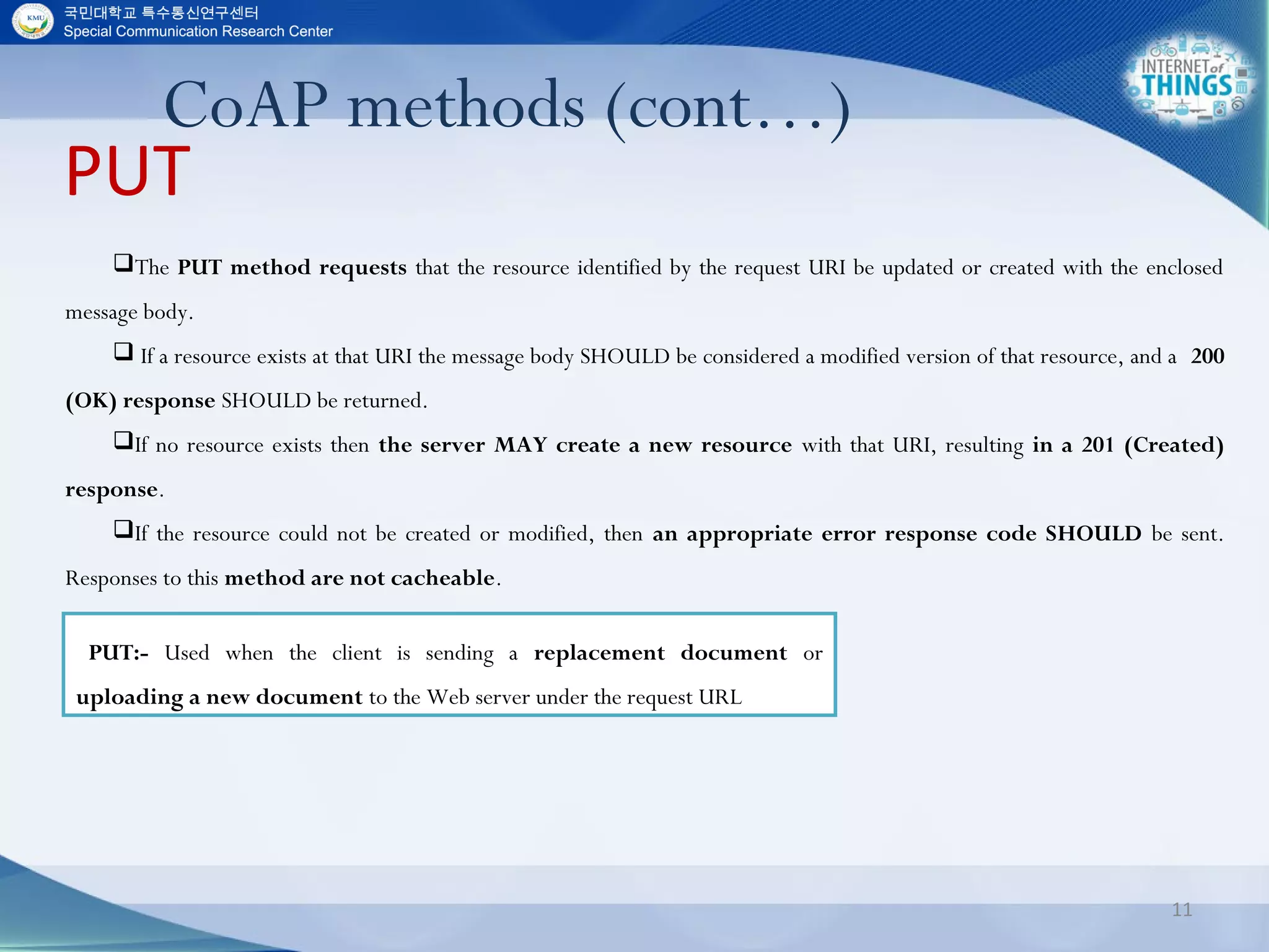 The constrained application protocol (coap) part 2 | PPT