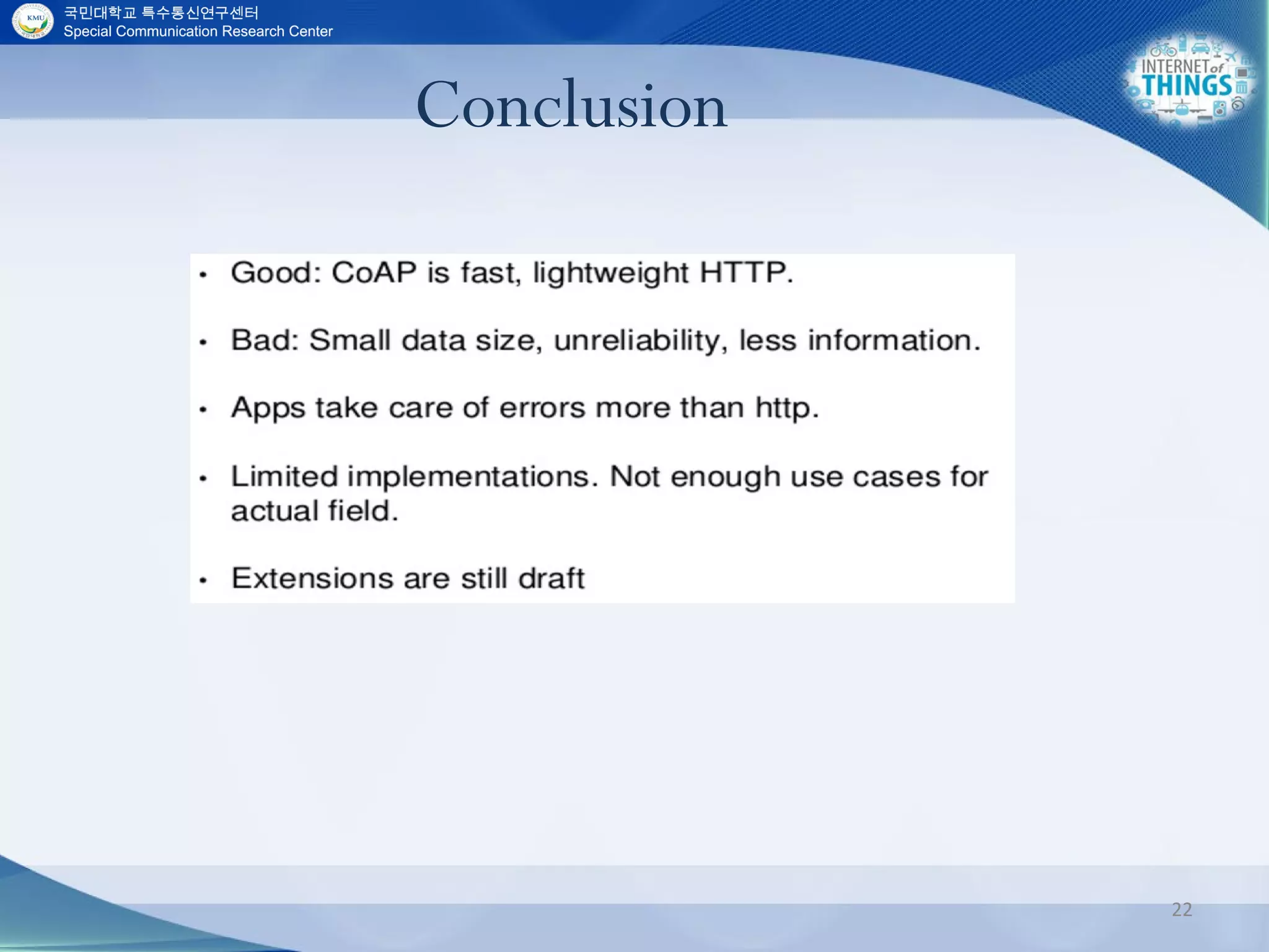 The constrained application protocol (coap) part 3 | PPT