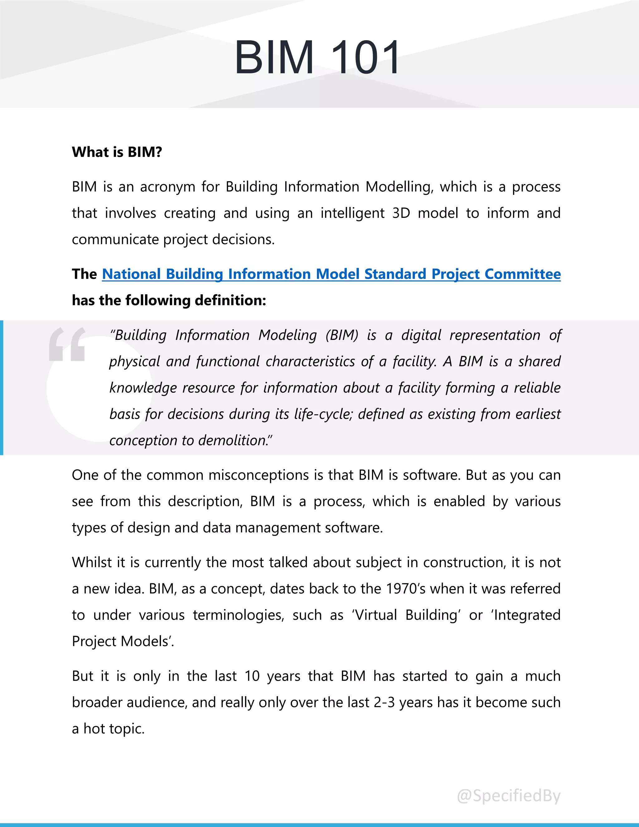The Construction Marketers Guide to BIM | PPTX