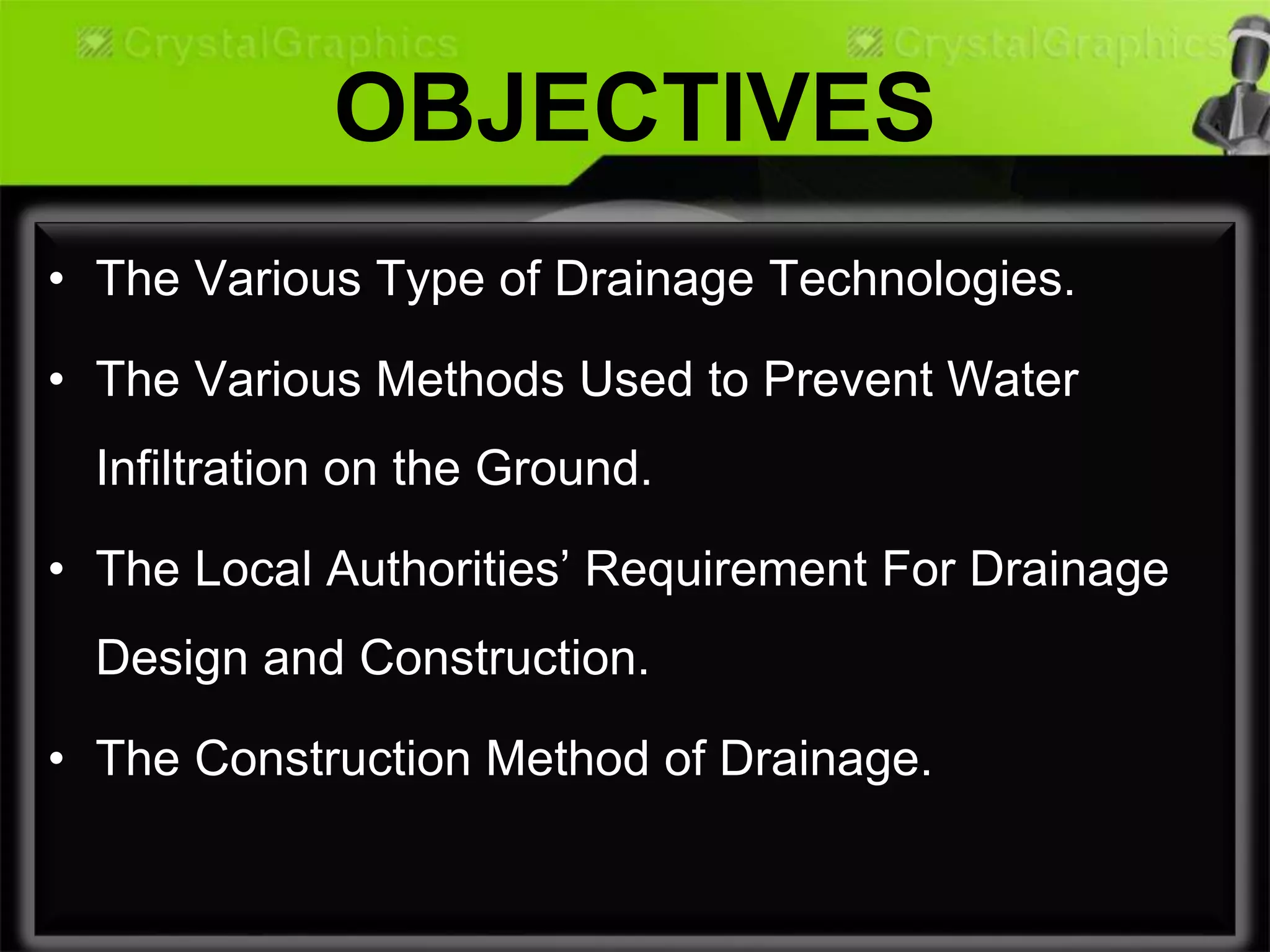 The construction method for surface drainage (housing) | PPTX