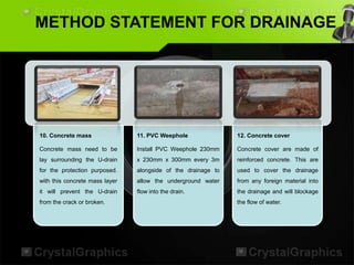 The construction method for surface drainage (housing) | PPTX