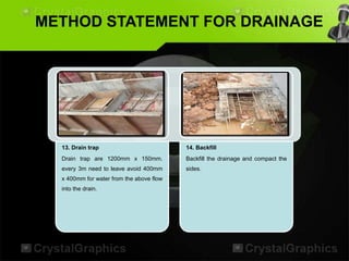 The construction method for surface drainage (housing) | PPTX
