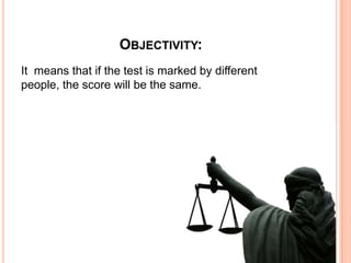 Construction of a proper test | PPT