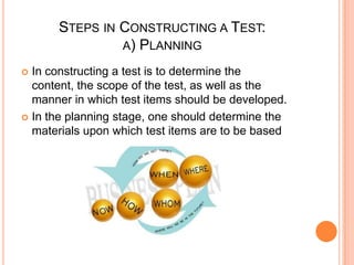 Construction of a proper test | PPT
