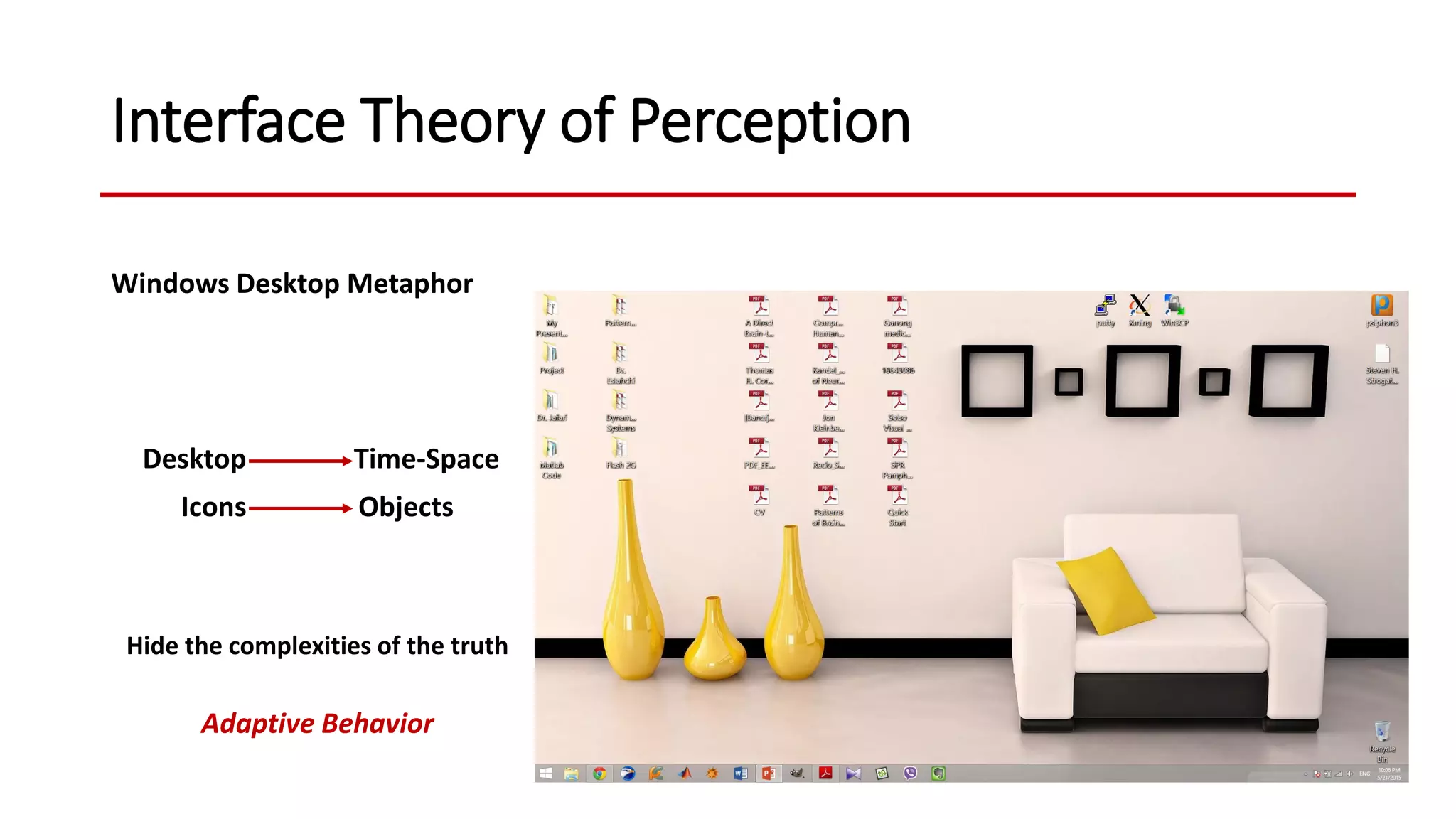 The construction of visual reality | PPT