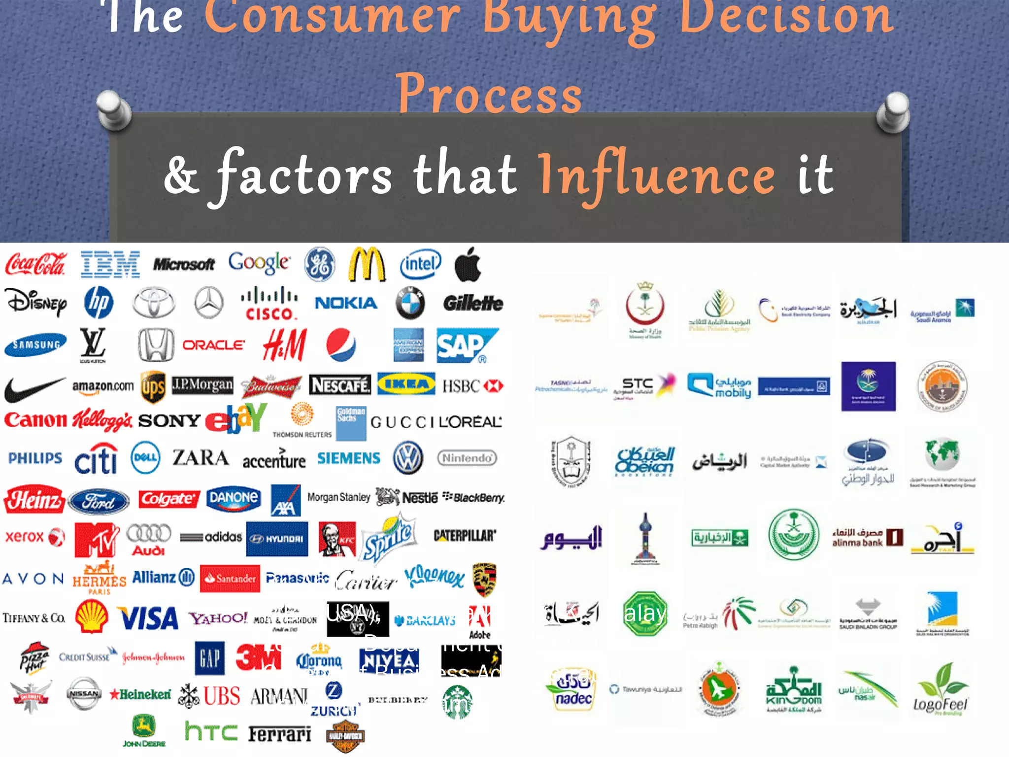 The Consumer Buying Decision Process | PPT