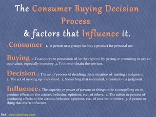 The Consumer Buying Decision Process | PPT