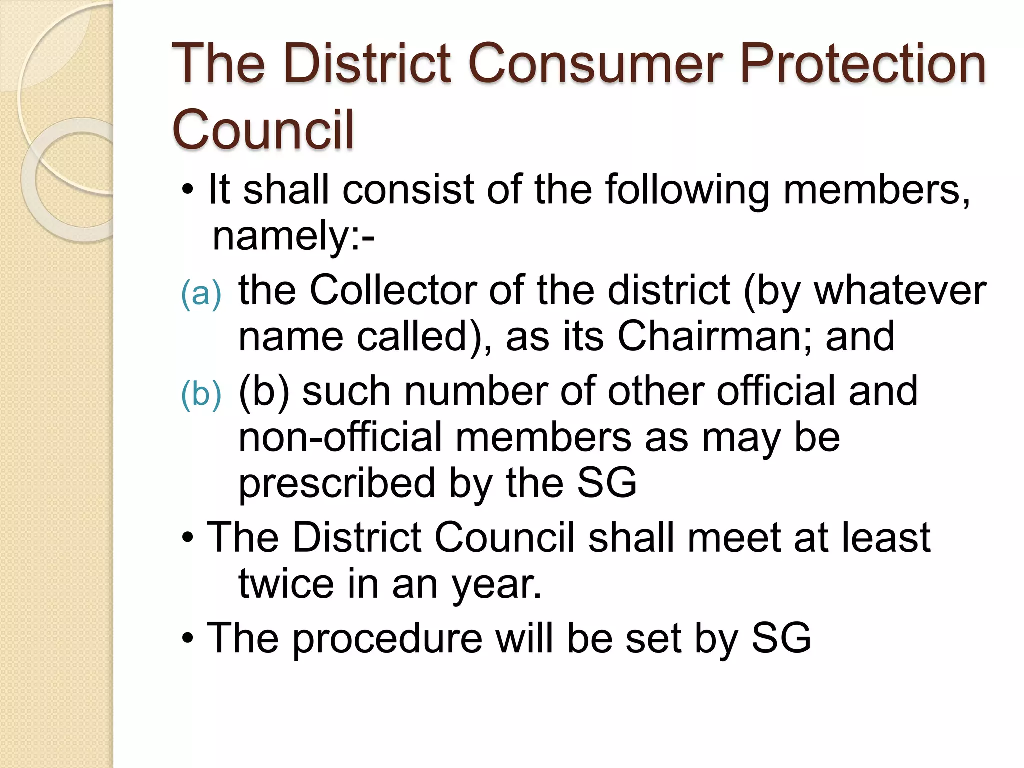 CPA - The consumer protection act-1986 | PPTX