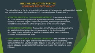THE CONSUMER PROTECTION ACT of INDIA,2019.pptx