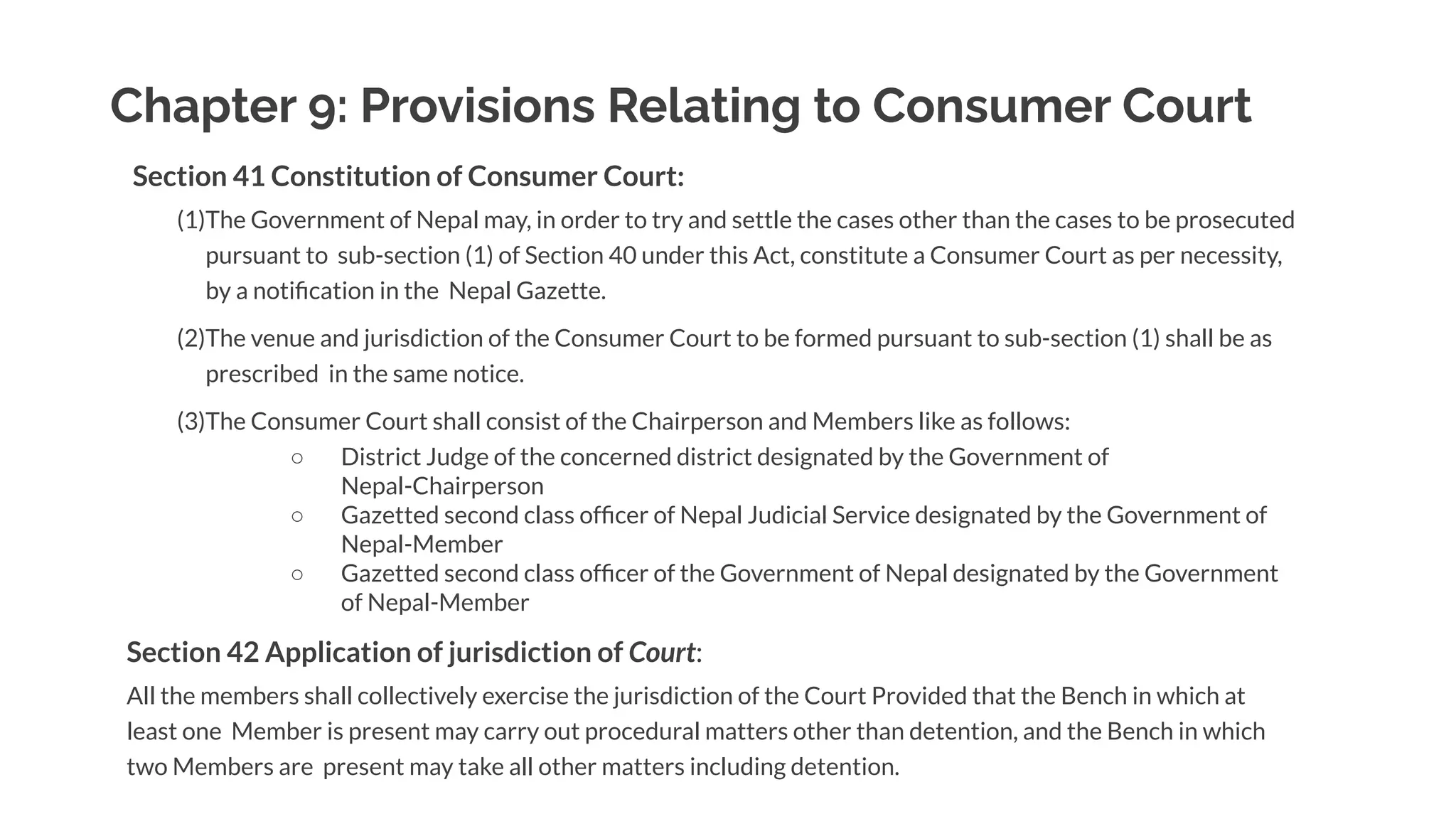 The Consumer Protection Act of Nepal, 2075 | PDF