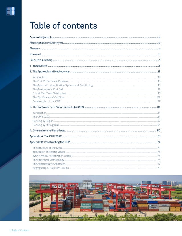 The Container Port Performance Index 2022 A Comparable Assessment Of