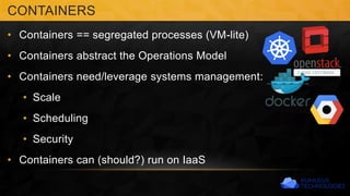 Containers #101 Meetup: Containers & OpenStack | PPT