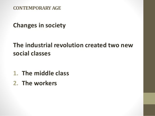 The Contemporary Age