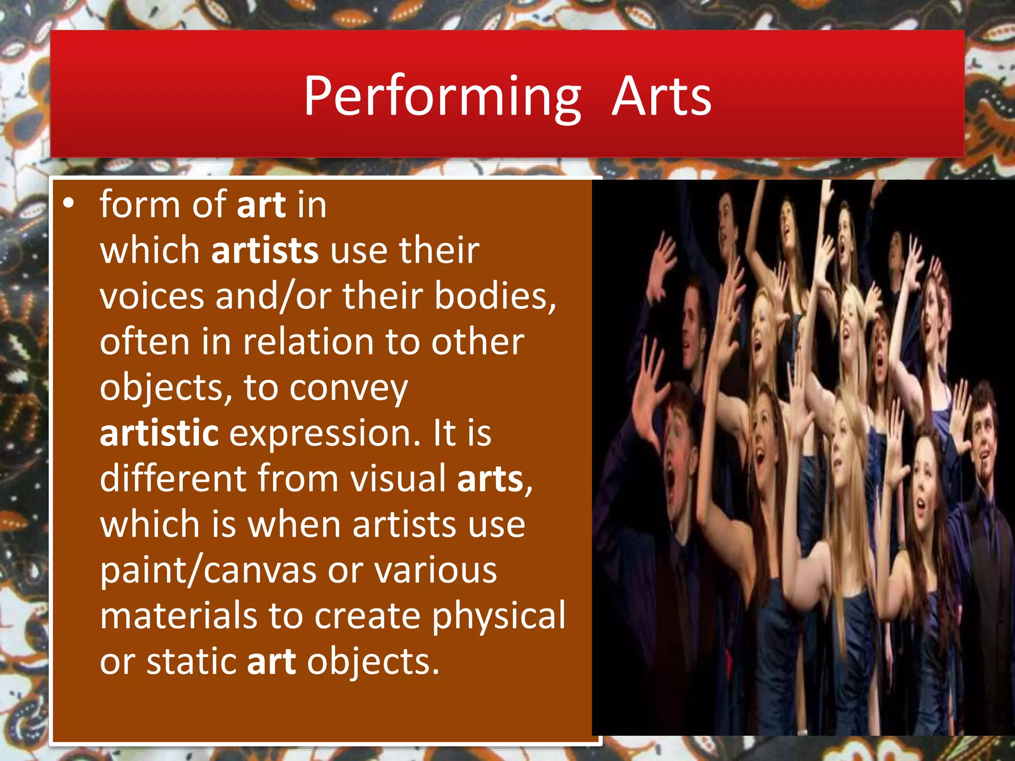 The Introduction to Contemporary Arts | PPTX