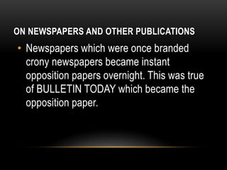 Philippine Literature: The Contemporary Period | PPTX