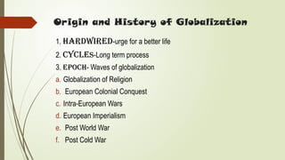 The Contemporary World - Lesson 1 (Globalization).pptx