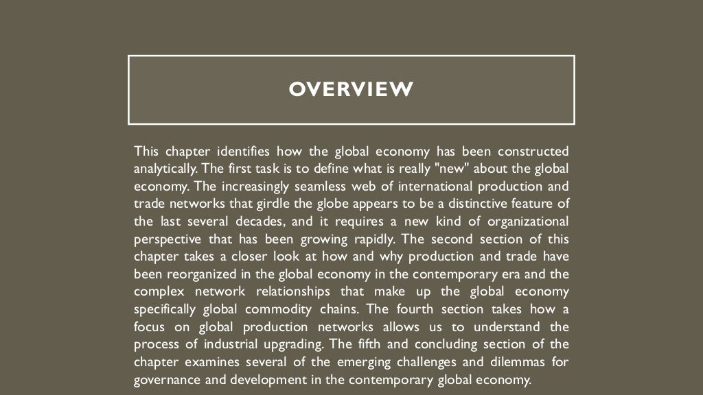 The Contemporary World Module 2 Global Economy | PDF