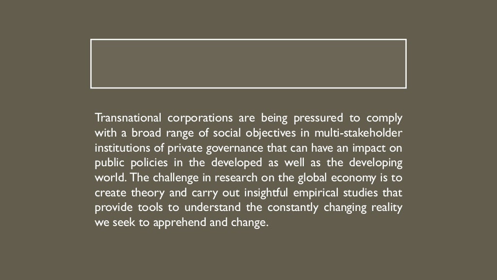 The Contemporary World Module 2 Global Economy | PDF