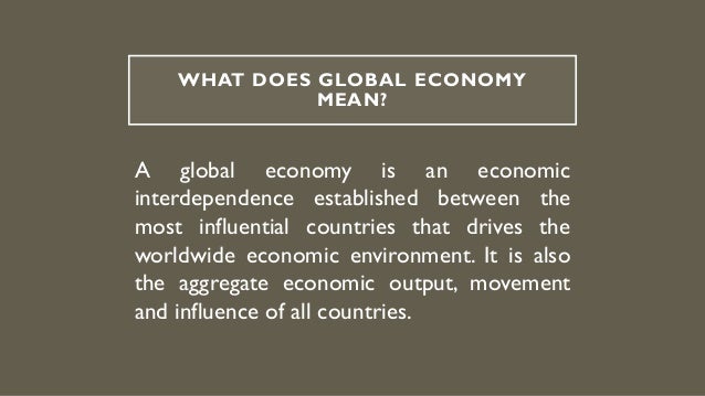 The Contemporary World Module 2 Global Economy | PDF