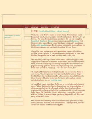 The continental restaurant menu | PDF