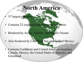 The continents | PPTX