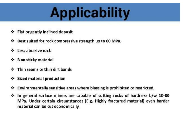 The continuous surface miner | PPTX