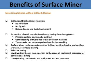 The continuous surface miner | PPTX