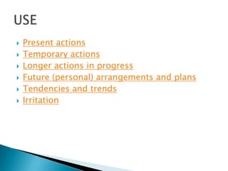 The continuous tense | PPT