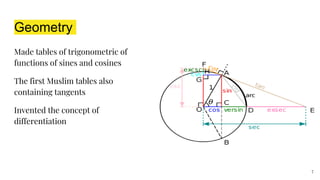 The contribution of muslim scholars in natural sciences | PPTX