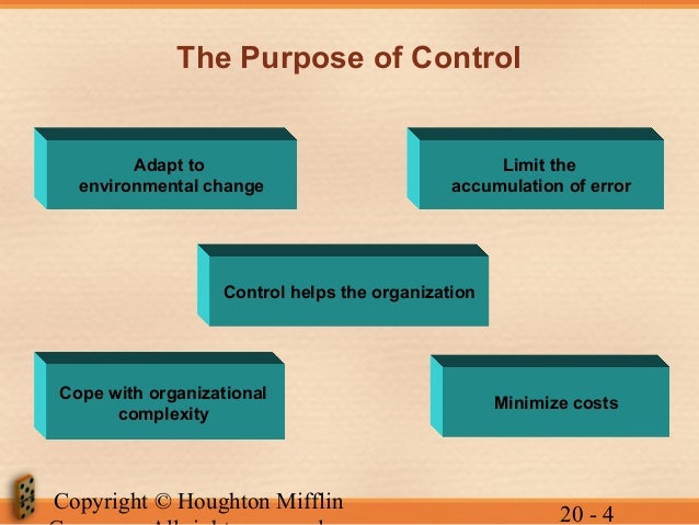 The controlling process