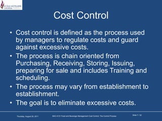 The control process | PPTX