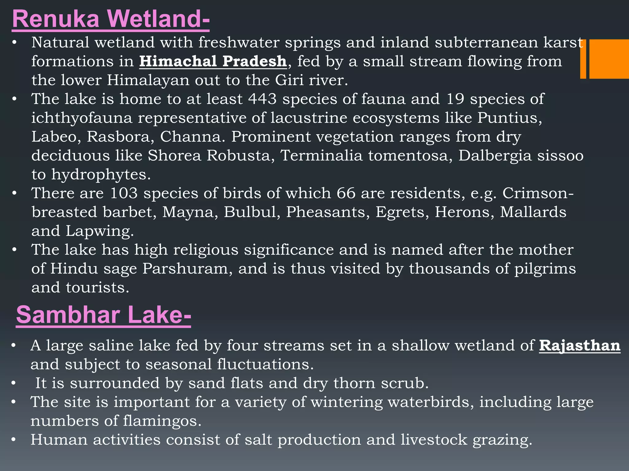 The convention on wetlands | PPTX