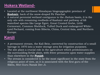 The convention on wetlands | PPTX